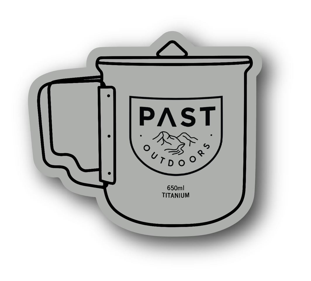 PAST Outdoor Originals Titanium Cup Sticker