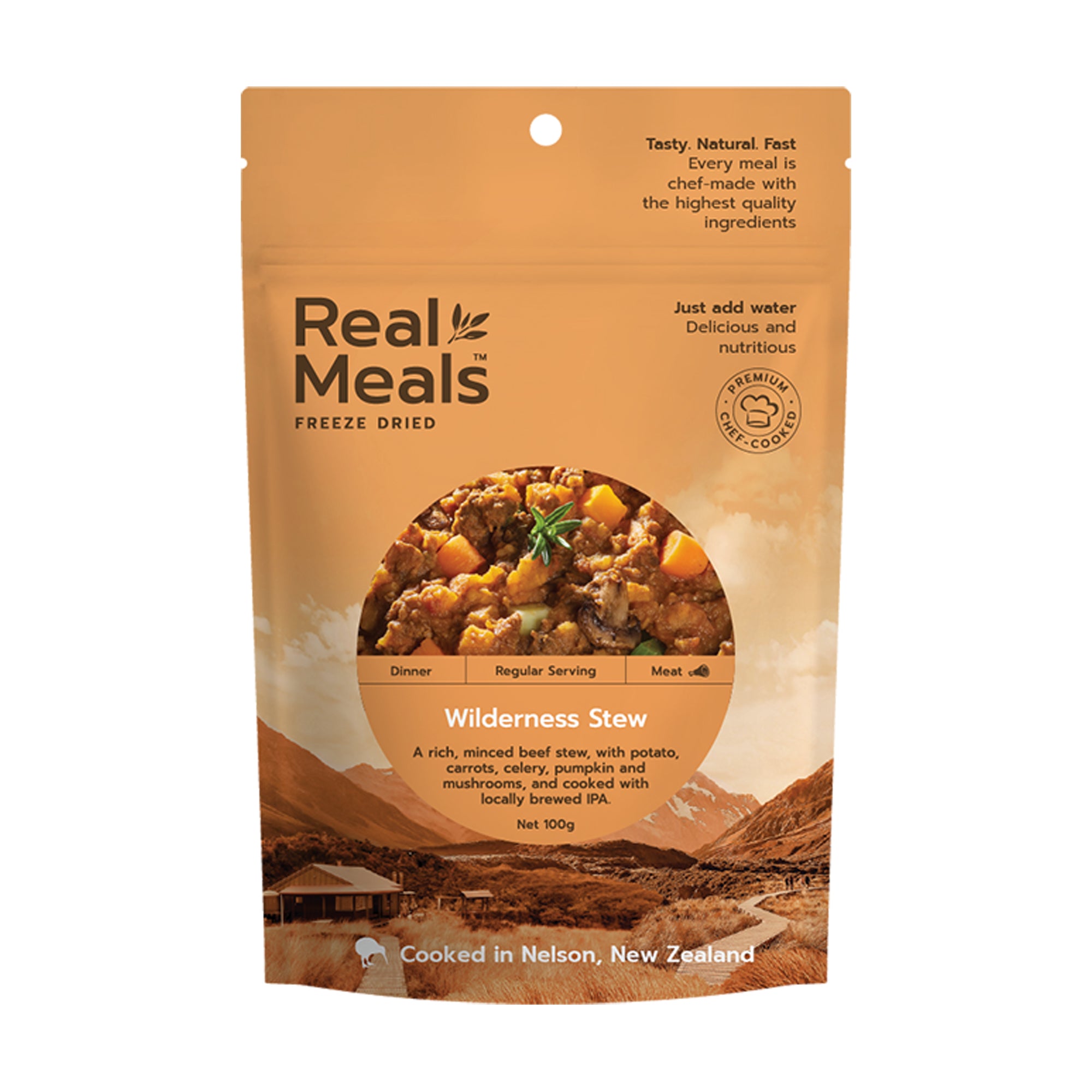 Real Meals Wilderness Stew Freeze Dried Meal