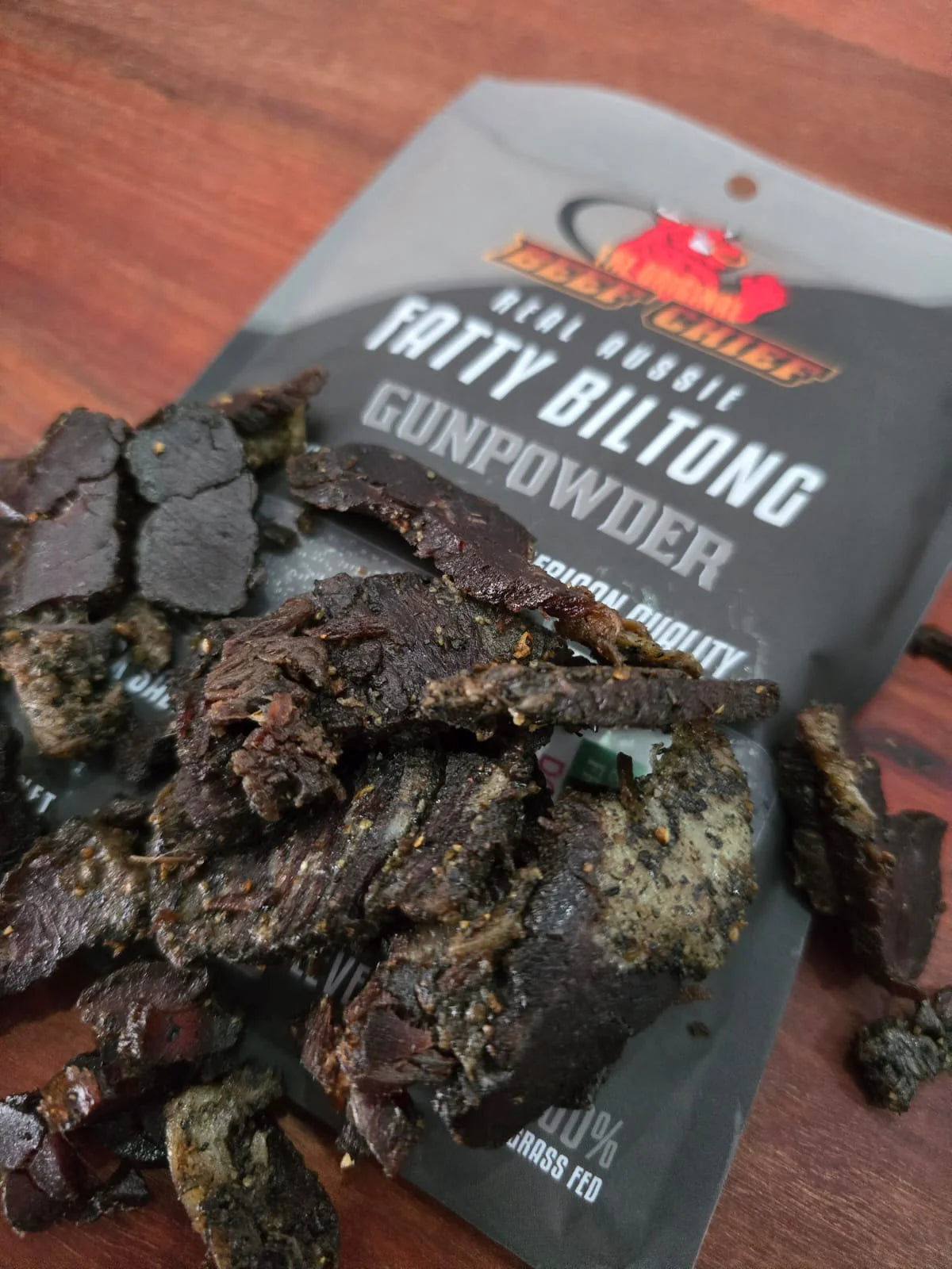 Original Beef Chief Gunpowder Fatty Biltong